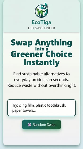 Eco Swap Finder: Discover Sustainable Alternatives Instantly